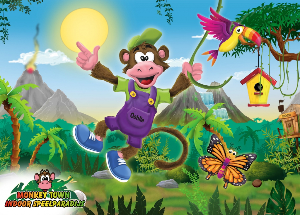 Monkey Town: Oehlie Restyling - CreativeBlast | Illustrations, Fashion ...